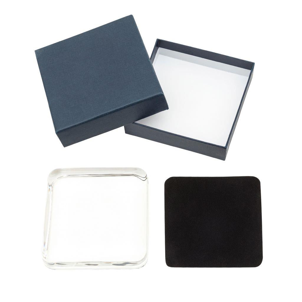90mm Square Glass Paperweight Kit - Pack of 12 – Blankplastic.co.uk